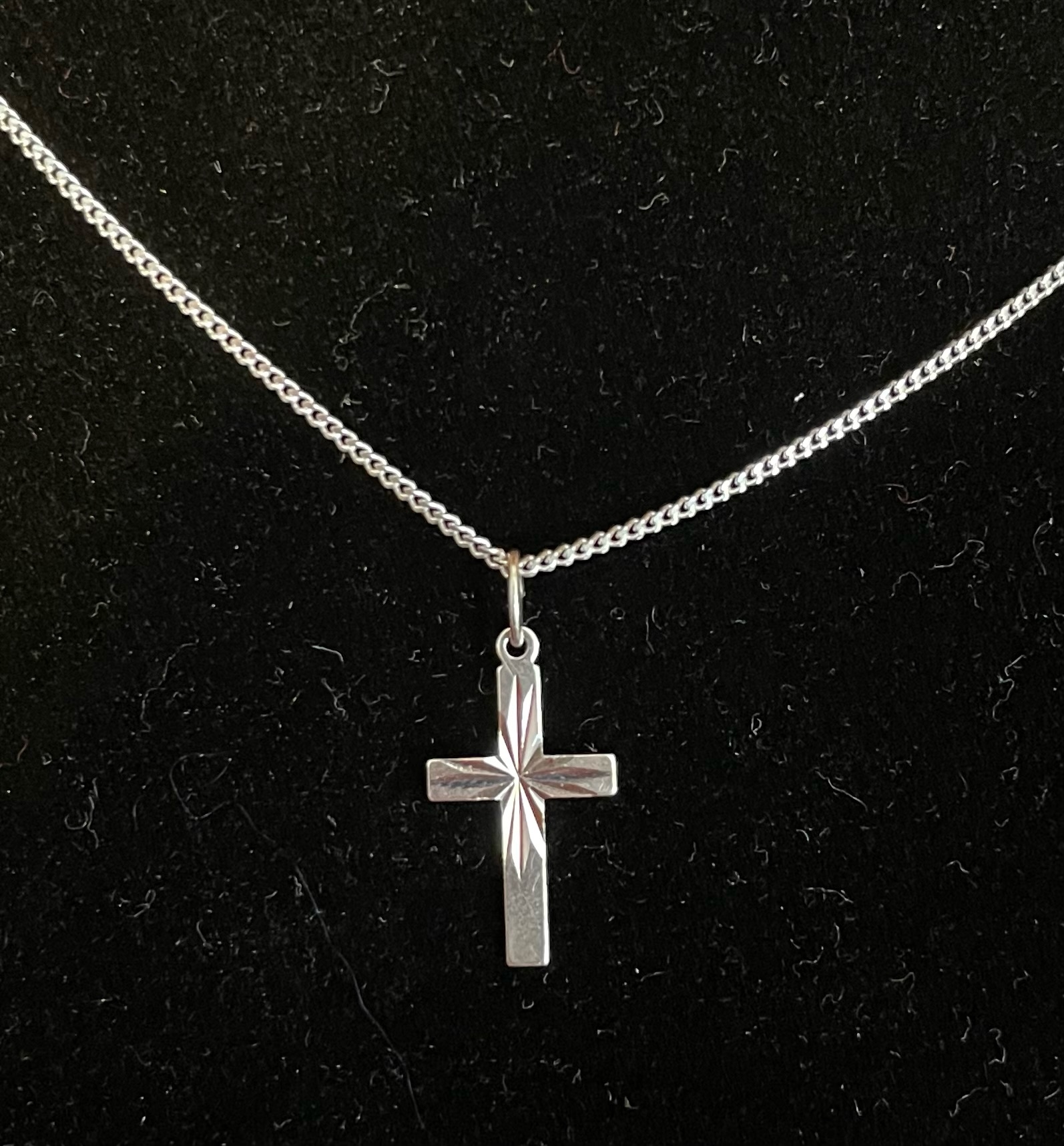 "Shining Cross" ristikaulakoru 45cm 925 hopeaa, Magic silver ...